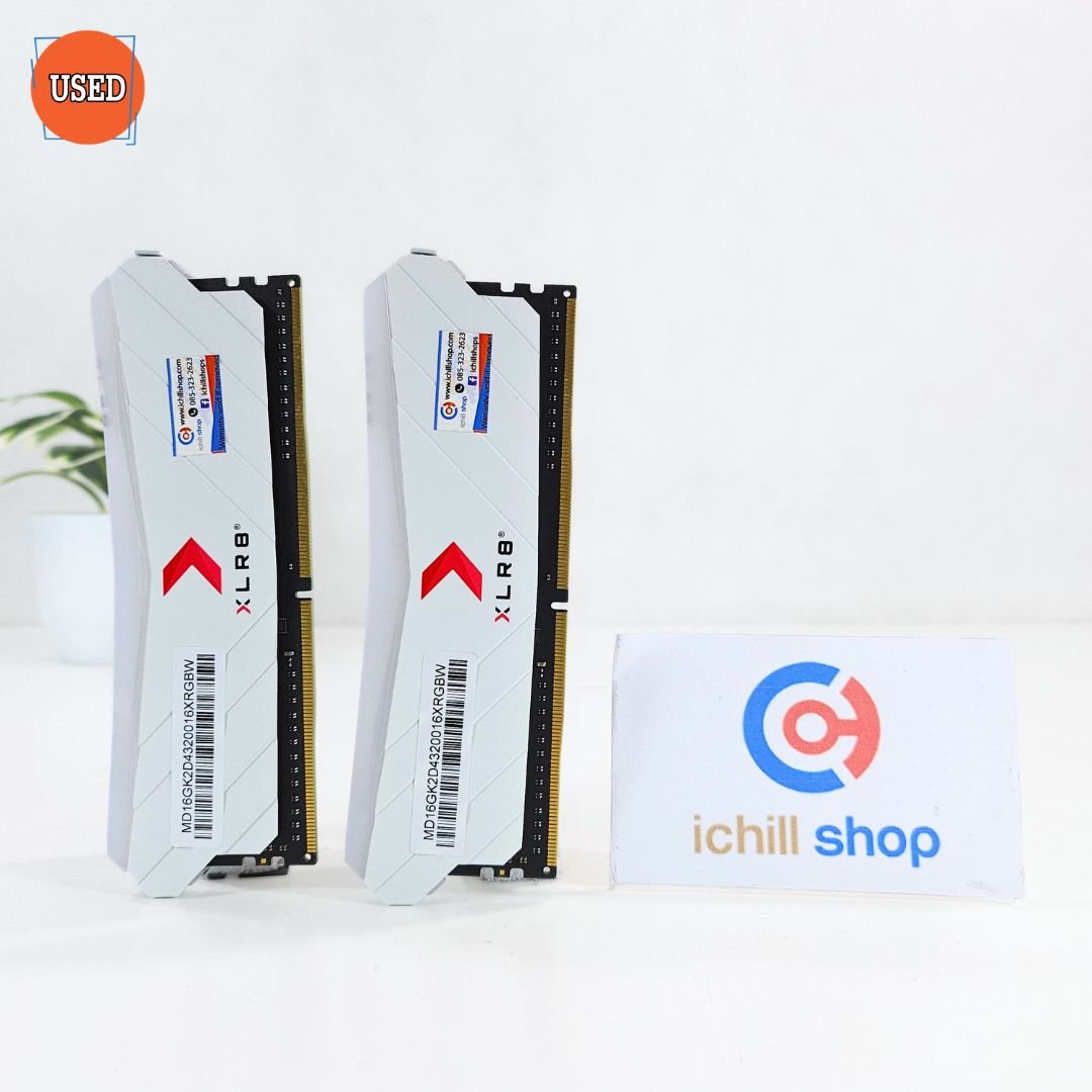 RAM (แรม) PNY XLR8 GAMING EPIC-X RGB DDR4 16GB (8GBx2) 3200MHz (WHITE ...
