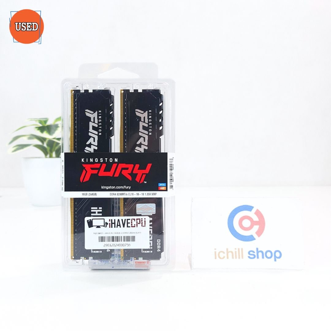 RAM (แรม) KINGSTON FURY VEAST x iHAVECPU DDR4 16GB (8GBx2) 3200MHz (BLACK) P15282