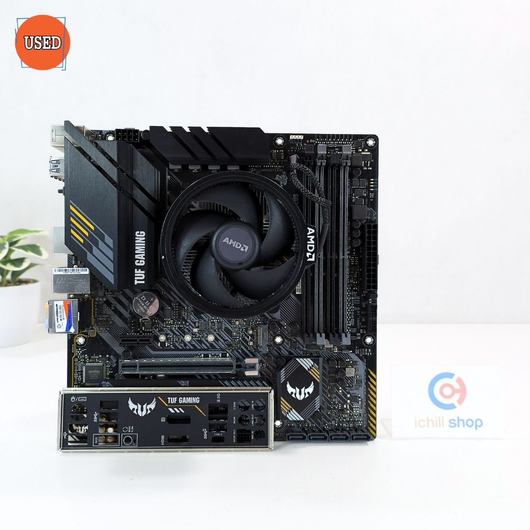 ชุดซีพียูพร้อมเมนบอร์ด CPU : RYZEN 5 5600X 3.7GHz + MB : ASUS TUF ...