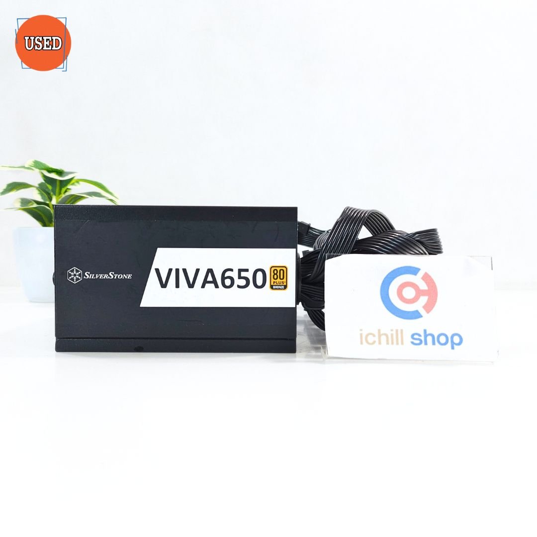 POWER SUPPLY (พาวเวอร์ซัพพลาย) SILVERSTONE VIVA 650 - 650W 80 PLUS ...