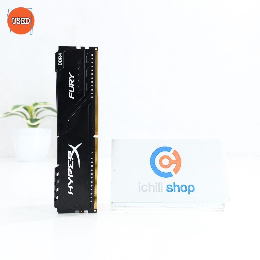RAM (แรม) KINGSTON HYPER X FURY DDR4 8GB (8GBx1) 2400MHz (BLACK) P15582
