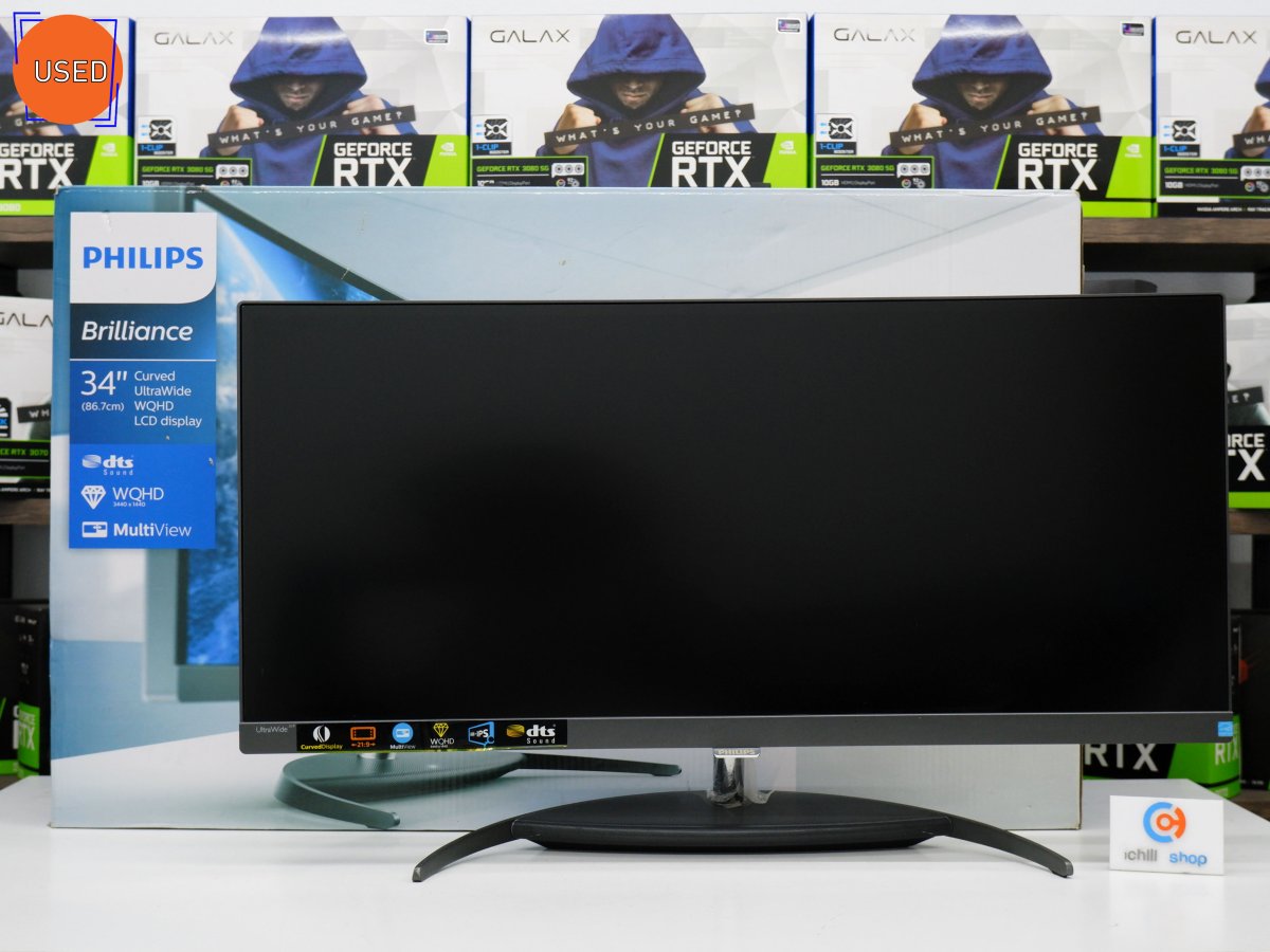 จอ (MONITOR) PHILIPS CURVED BDM3490UC/00 34 นิ้ว P11857 - ichillshop