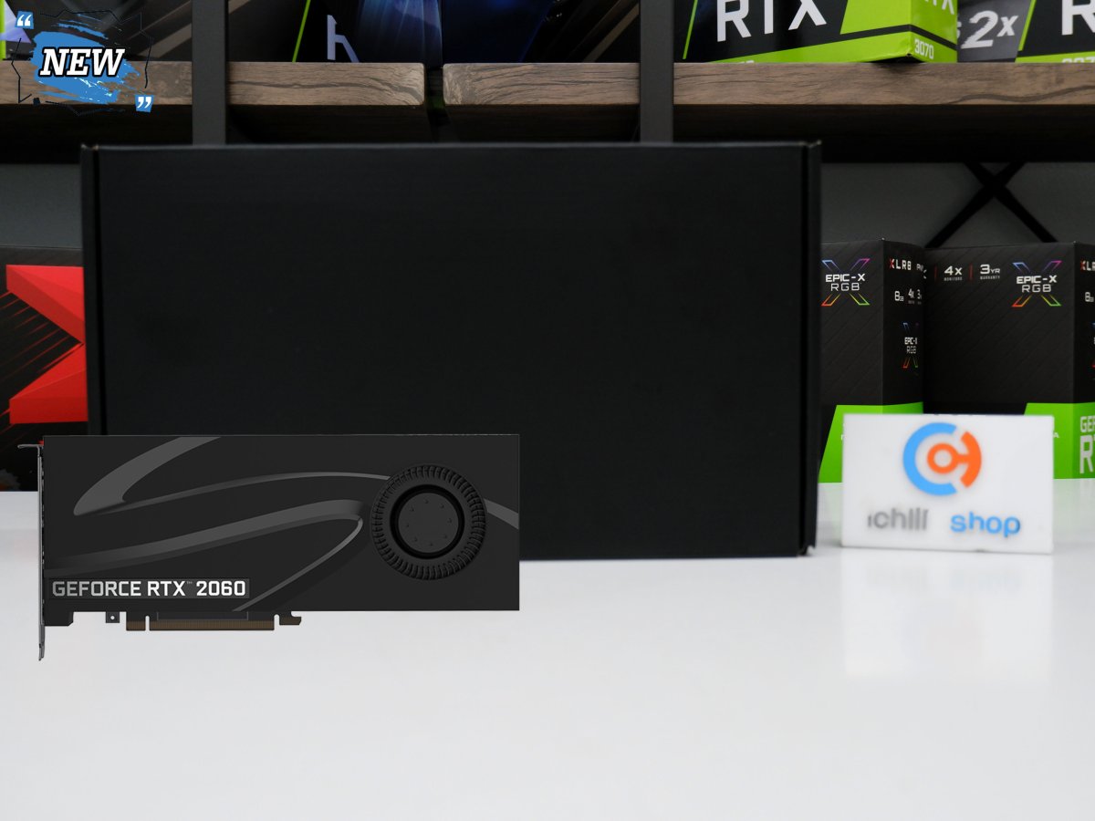 การ์ดจอ (VGA) PNY RTX2060 6GB 1F BLOWER (ของใหม่) P12667