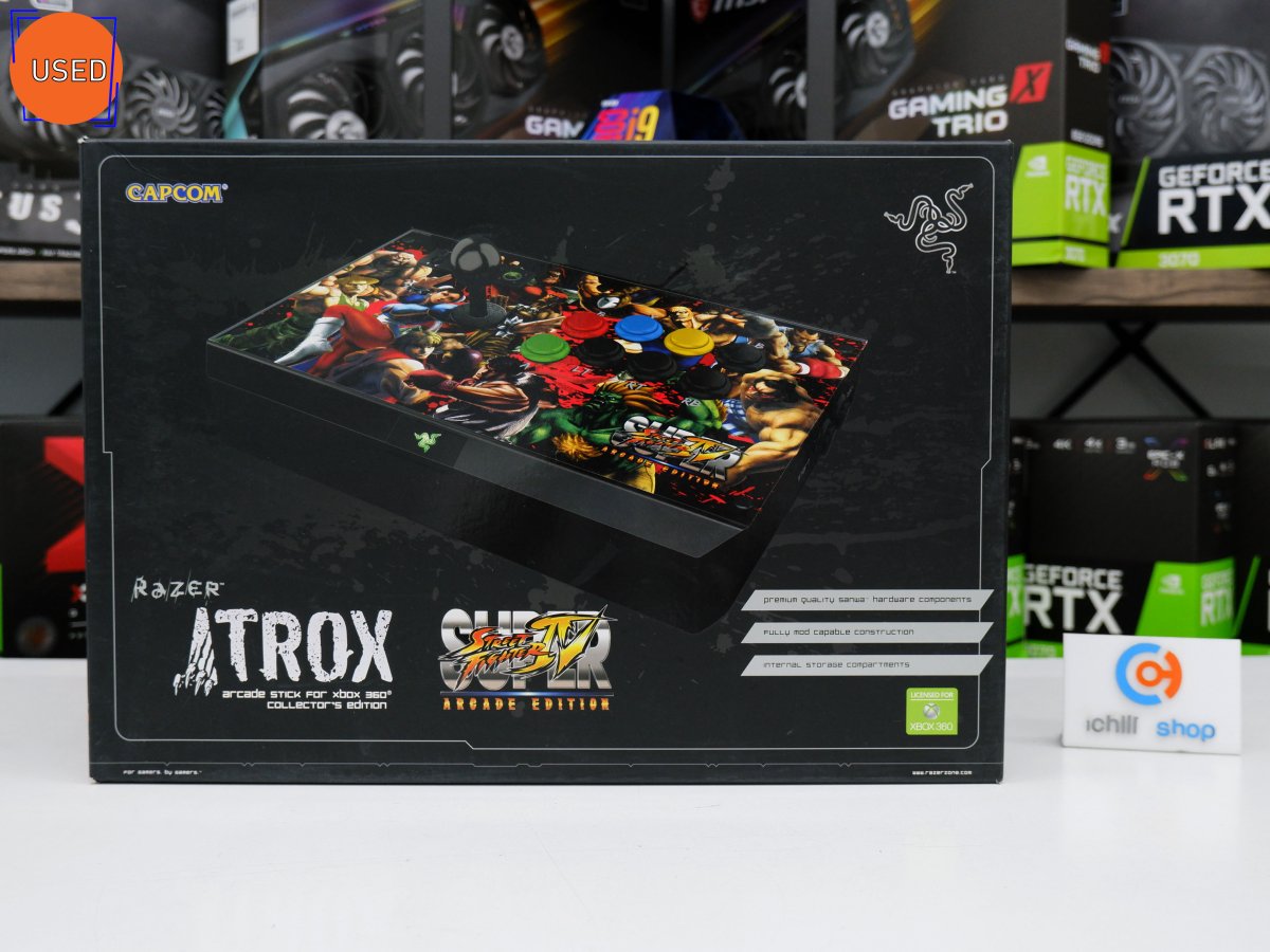 JOY STICK (จอยเกมส์) RAZER ATROX STREET FIGHTER IV AE COLLECTOR’S ...