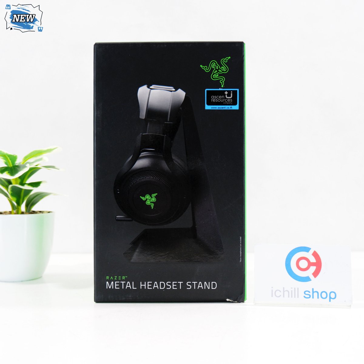 HEADSET STAND (ที่แขวนหูฟัง) RAZER METAL HEADSET STAND (ของใหม่) P13627