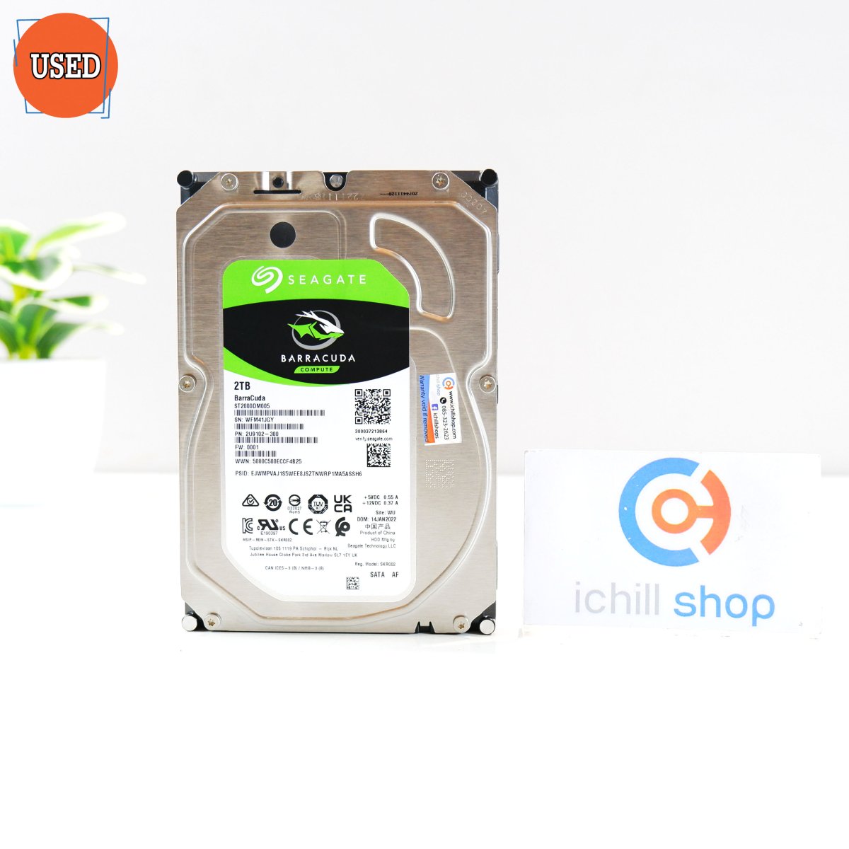 HDD (ฮาร์ดดิสก์) SEAGATE BARRACUDA ST2000DM005 2TB P13910