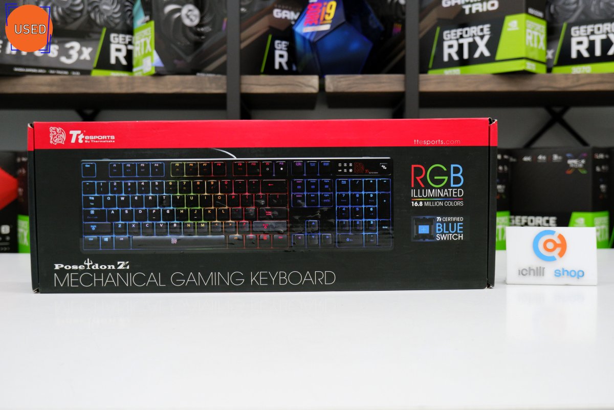 KEYBOARD (คีย์บอร์ด) THERMALTAKE POSEIDON Z MECHANICAL GAMING KEYBOARD ...