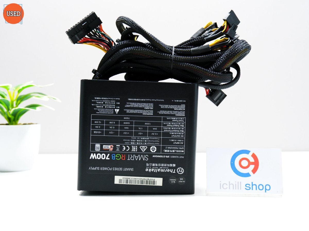POWER SUPPLY (พาวเวอร์ซัพพลาย) THERMALTAKE SMART RGB 700W (80 PLUS WHITE) P13592 - ichillshop