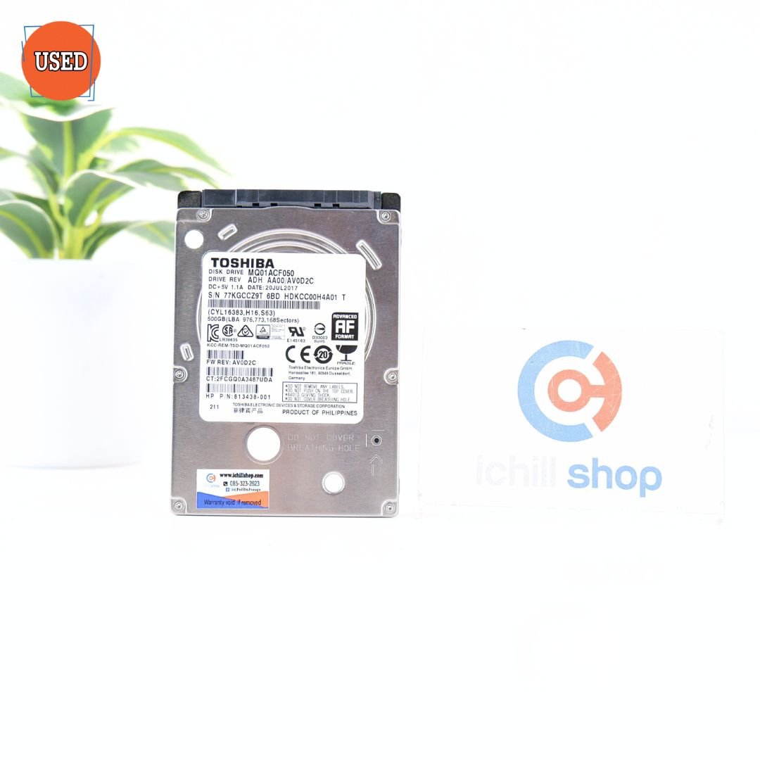 HDD NOTEBOOK (ฮาร์ดดิสโน๊ตบุ๊ค) TOSHIBA 500GB (MQ01ACF050) SATA 3 P13841