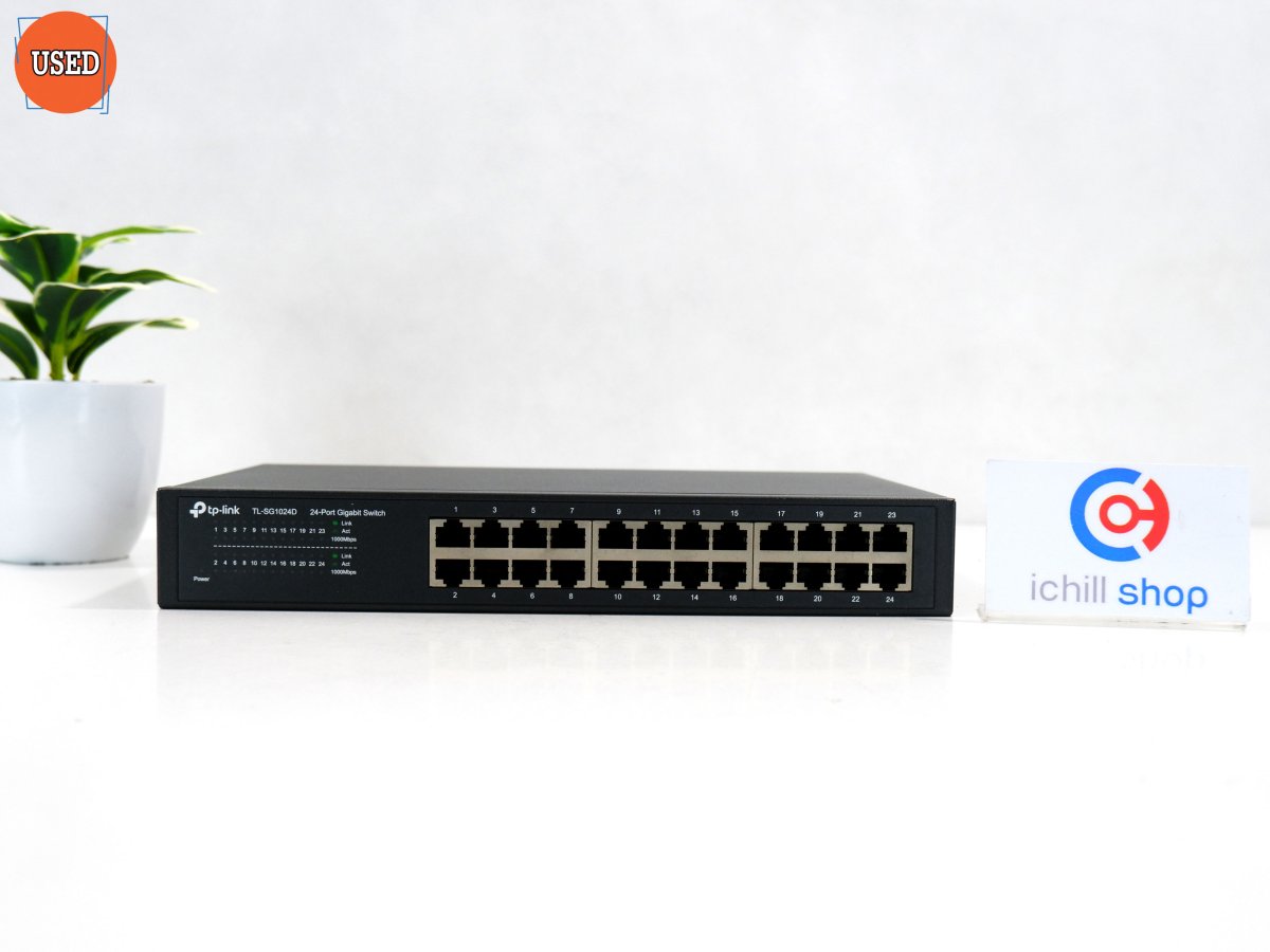 SWITCHING HUB (สวิตช์ฮับ) TP-LINK 24 PORT TL-SG1024D GIGABIT PORT ...