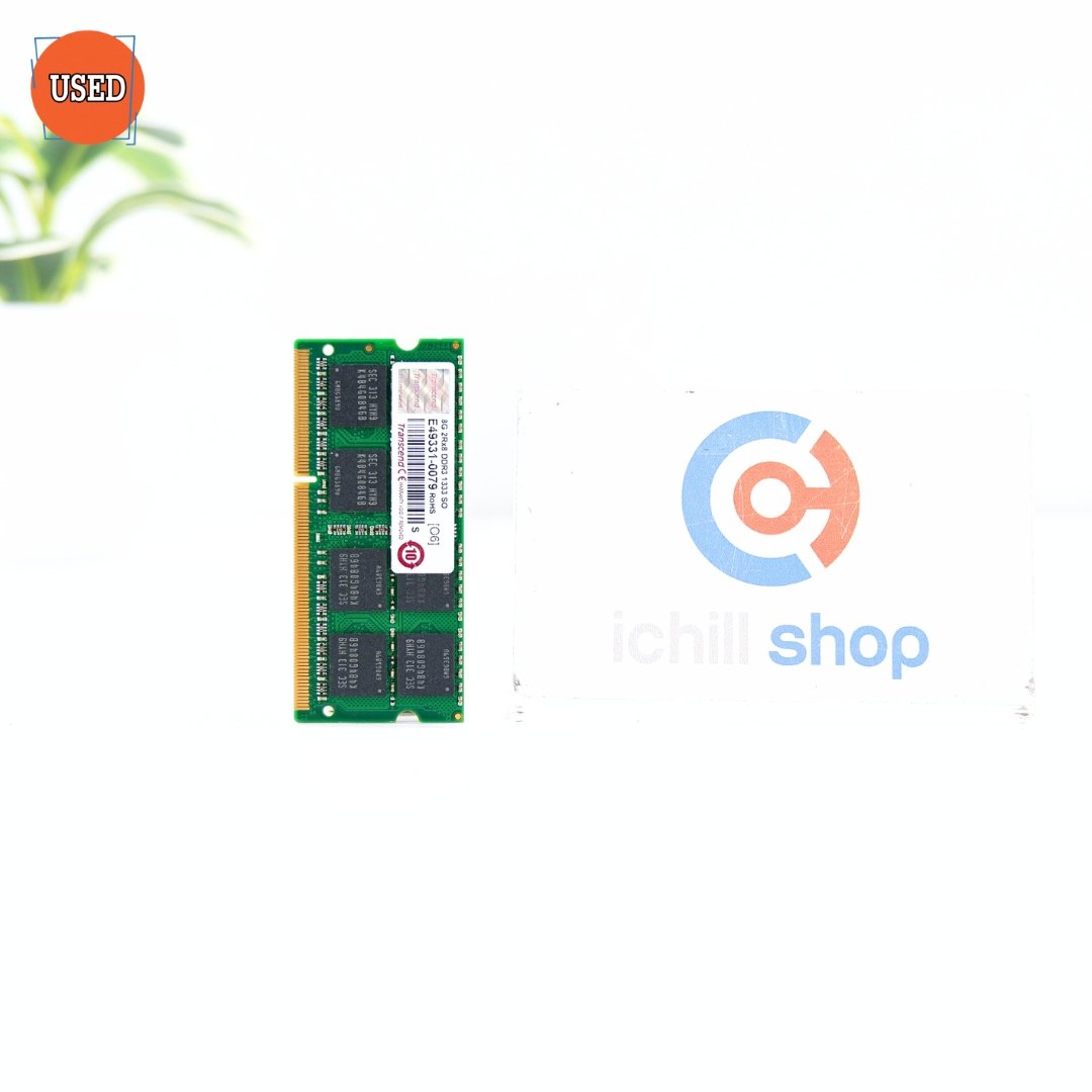RAM NOTEBOOK (แรมโน๊ตบุ๊ค) TRANSCEND DDR3 8GB 1333MHz 16CHIP P16262 ...