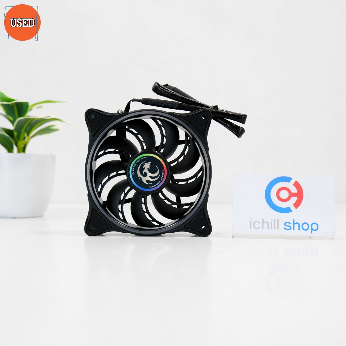 พัดลมเคส (CASE FAN) TSUNAMI NEON LIGHT SERIES 12CM RGB P.W.M. P13541