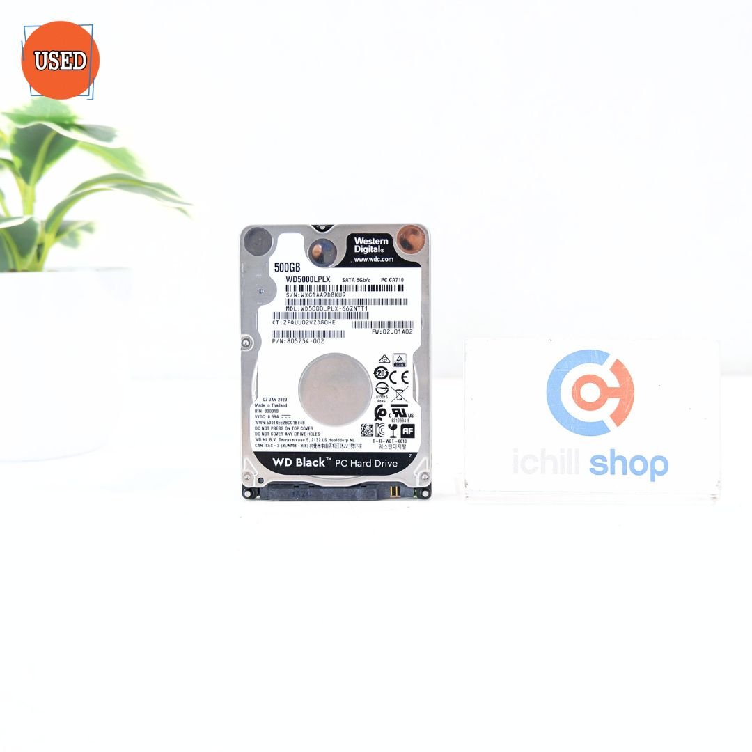 HDD NOTEBOOK (ฮาร์ดดิสโน๊ตบุ๊ค) WD BLACK 500GB (WD5000LPLX) 7200RPM SATA 2.5 (ติดเหลือง C5 ...
