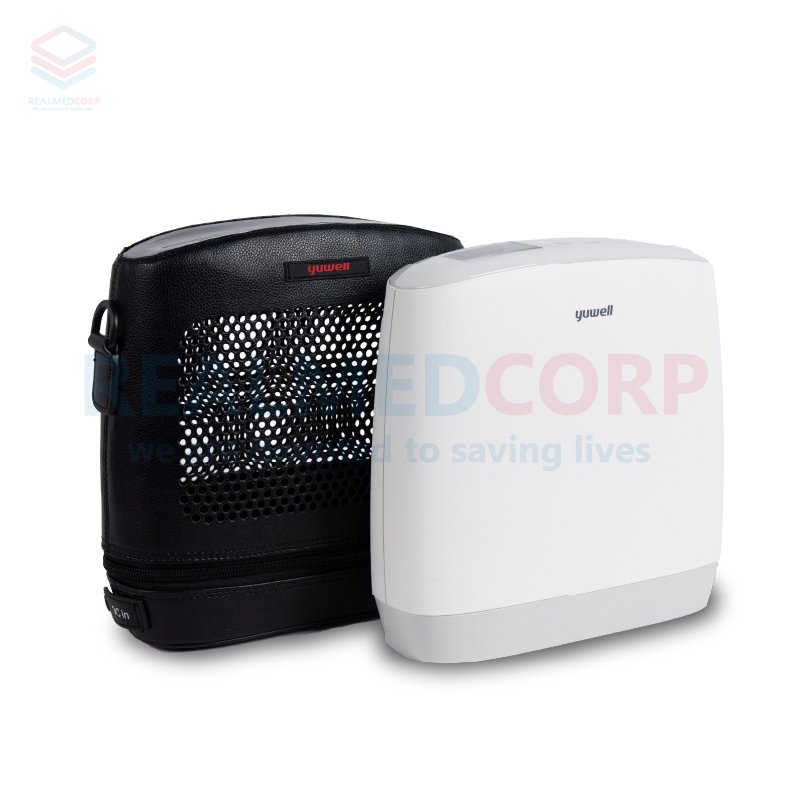 Realmedcorp เครื่องผลิตออกซิเจนพกพา Yuwell รุ่น Spirit-3