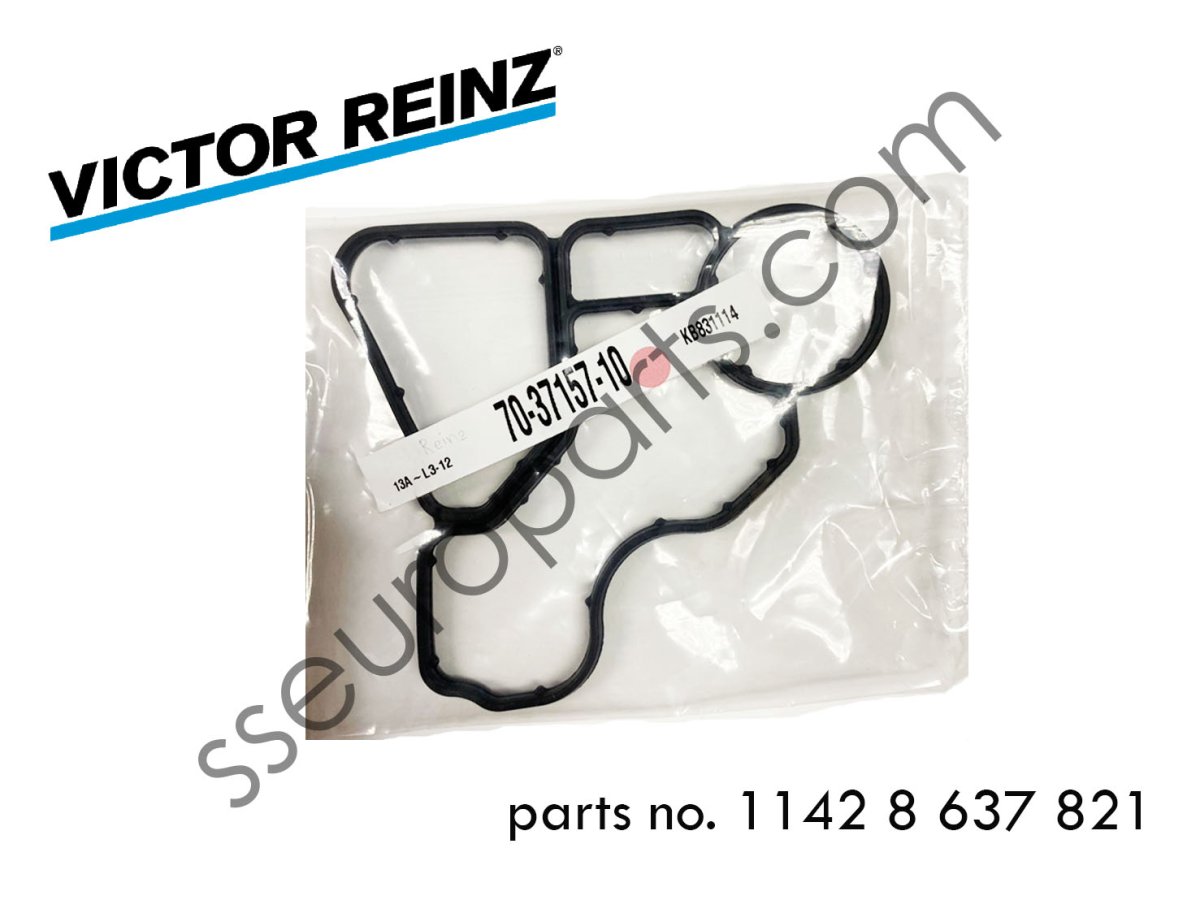 ปะเก็น หมายเลขชิ้นส่วน: 11428637821 8637821 Victor Reinz 70-37157-10 ...