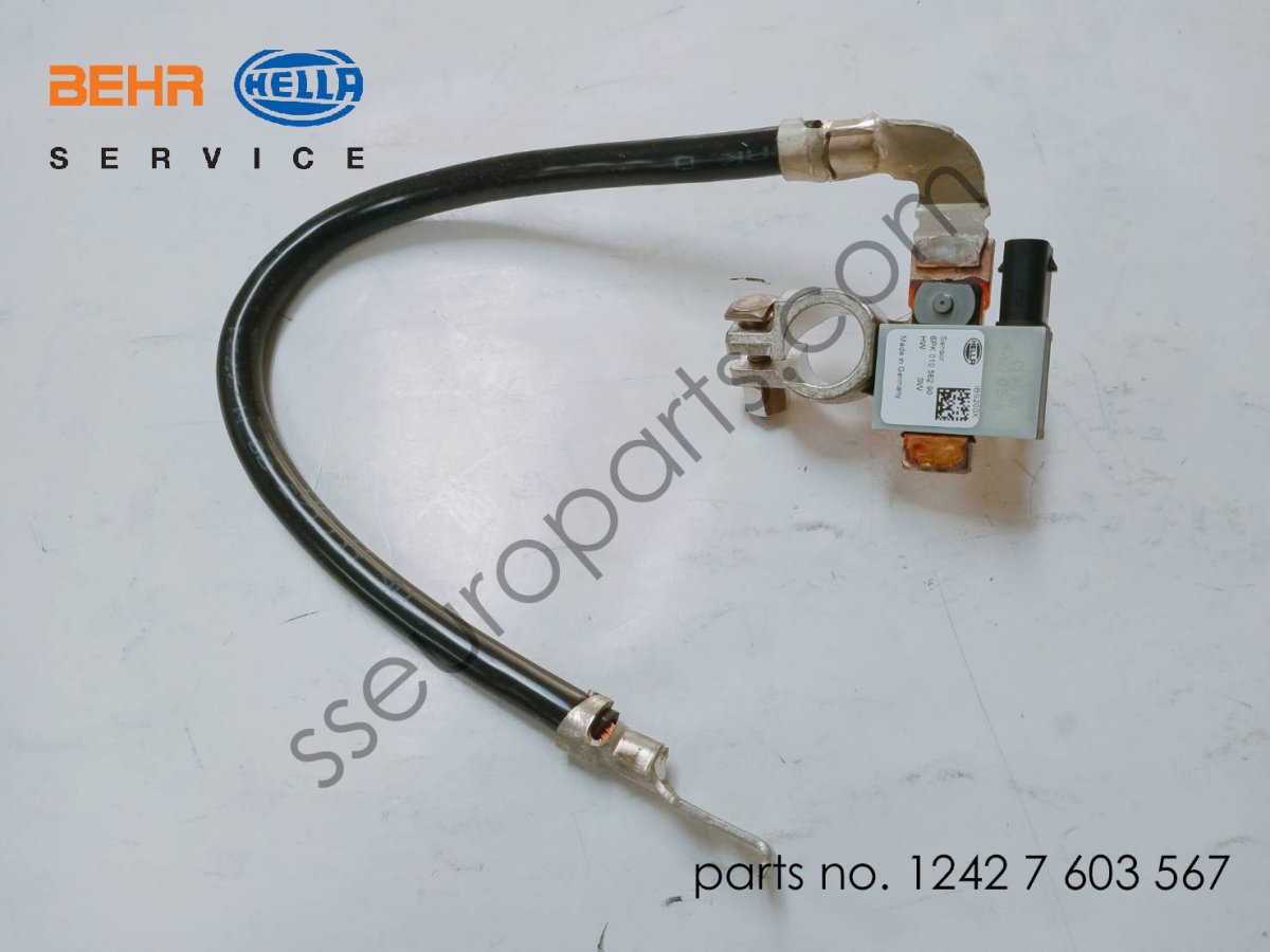 สายแบตเตอรี่ขั้วลบ IBS หมายเลขชิ้นส่วน:12427603567 7603567 HELLA 6PK ...