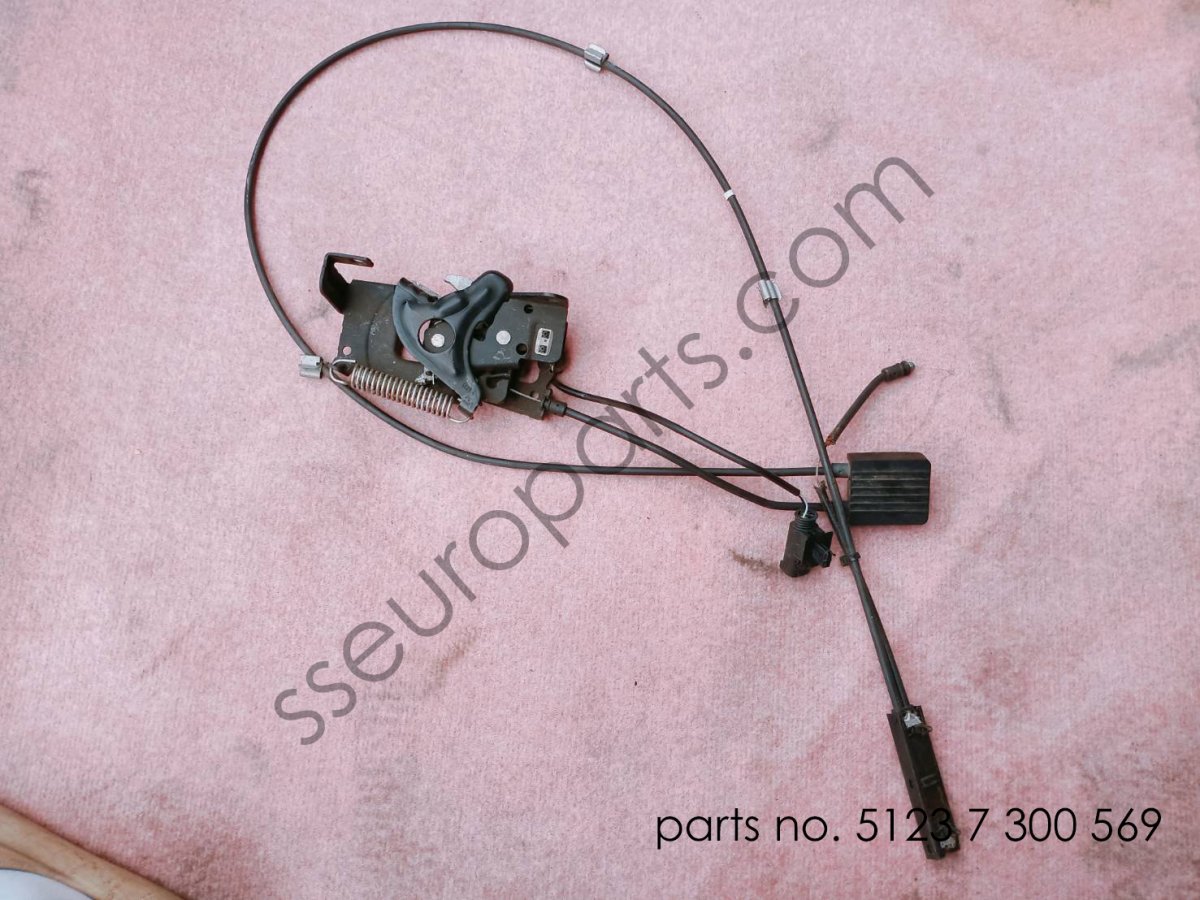 ตัวล็อคสำหรับฝากระโปรงหน้า, ซ้าย หมายเลขชิ้นส่วน: 51237300569 7300569 ...