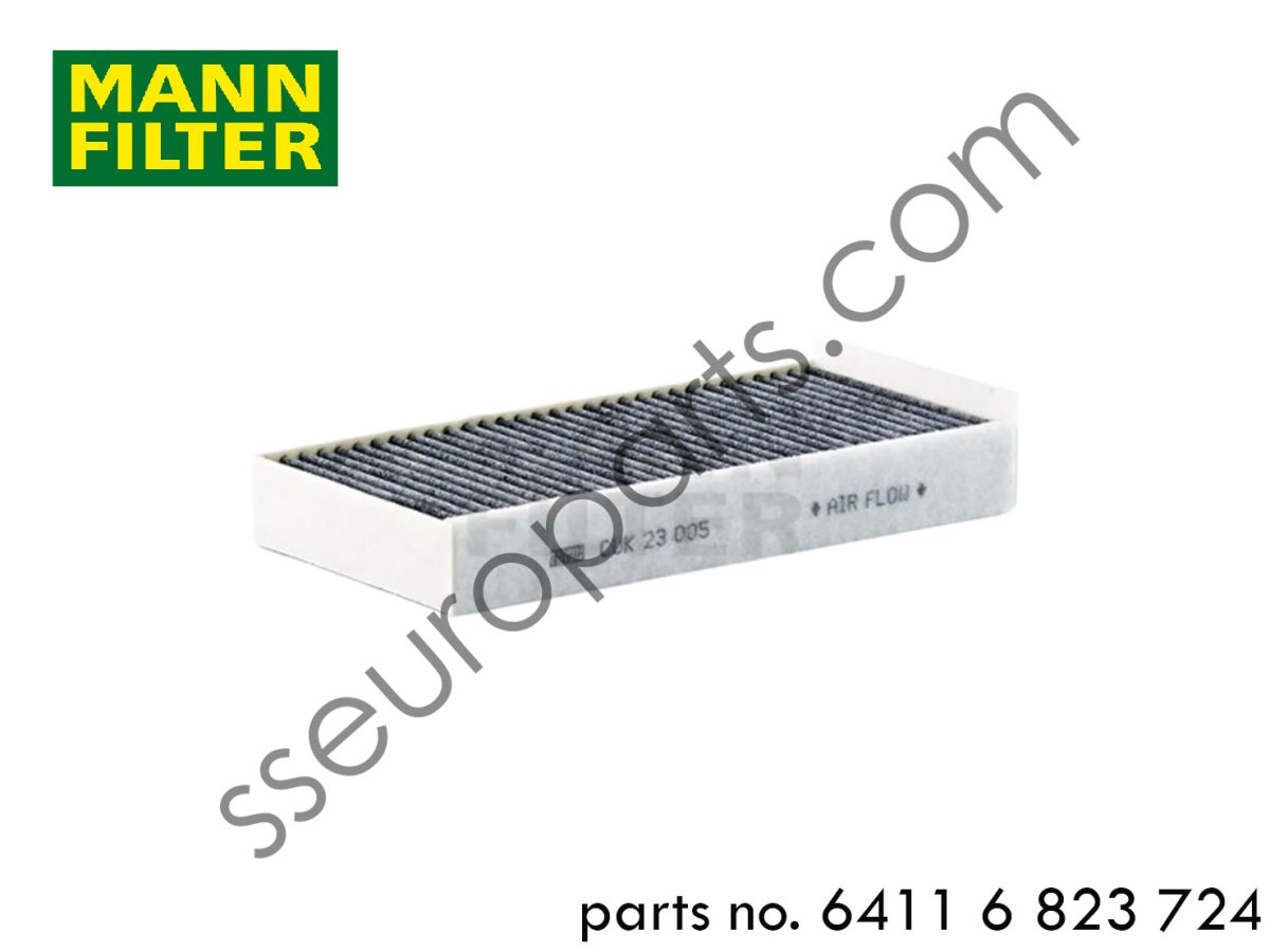 ชุดไมโครฟิลเตอร์ หมายเลขชิ้นส่วน: 64116823724 6823724 Mann Filter ...