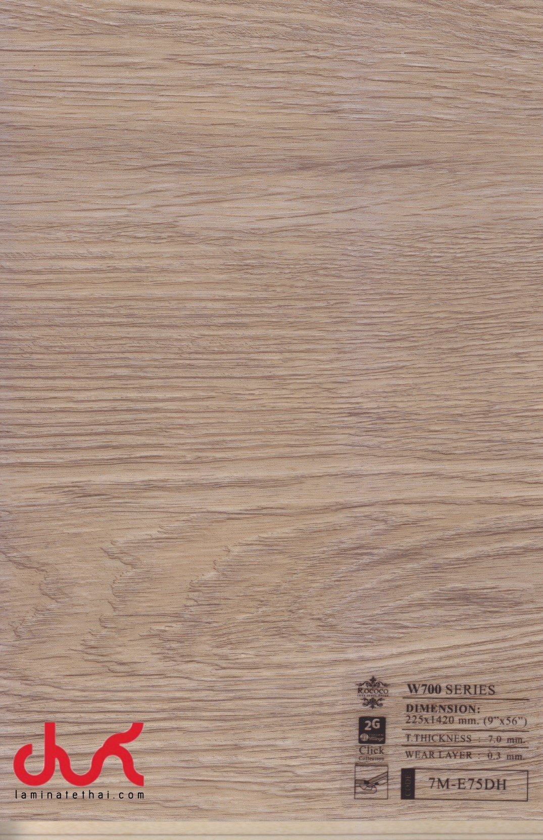 7M-E75DHR ROCOCO CLICK COLLECTION WP703-R3