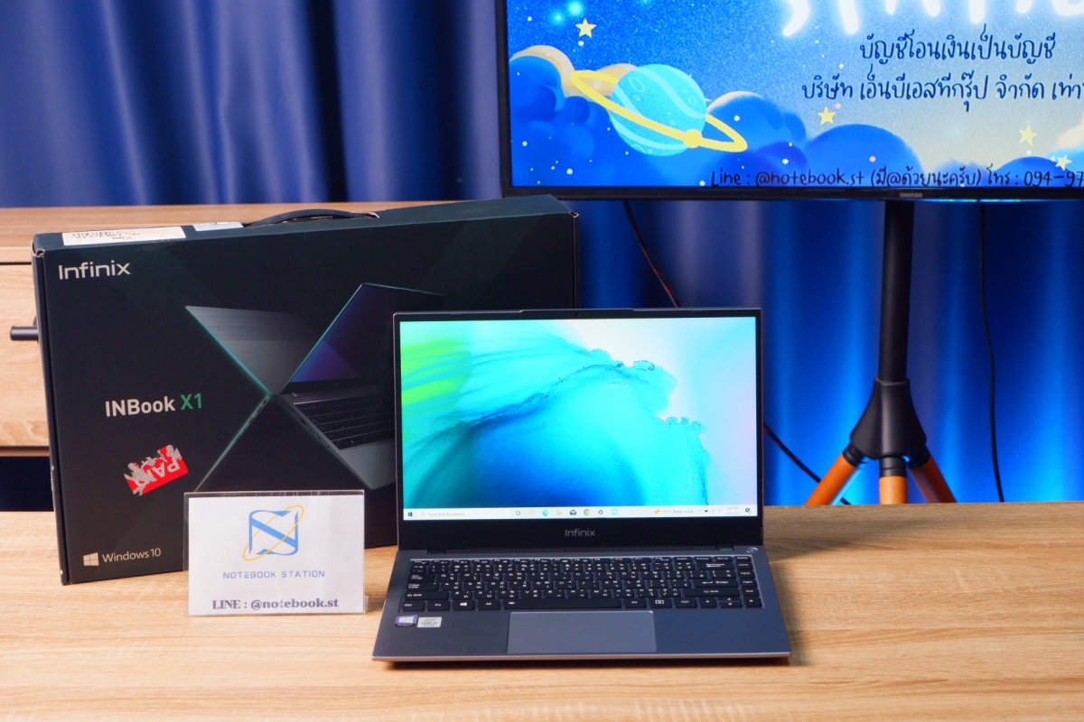 (ของใหม่)Infinix INBOOK X1 i5-1035G1 ram8 ssd512 คีย์บอร์ดไฟ จอ14 IPS ...