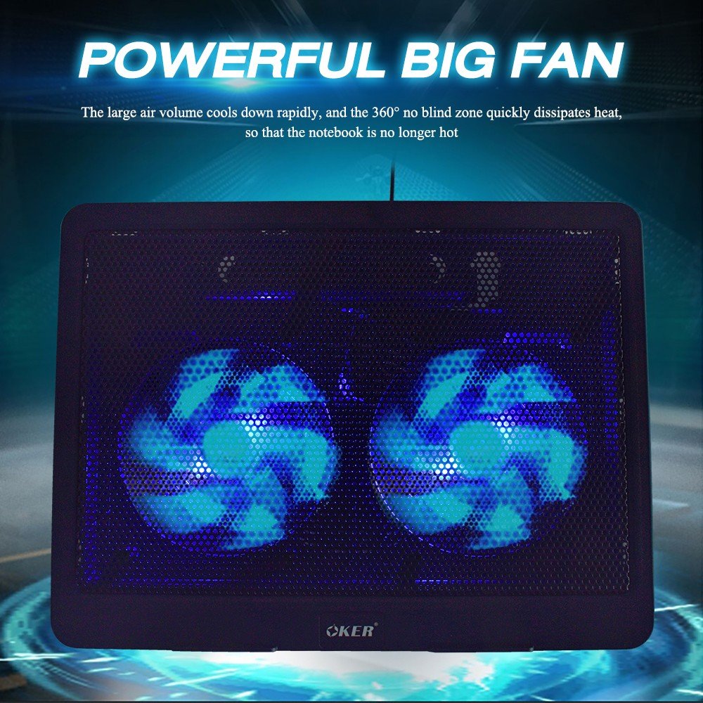 พัดลมระบายความร้อน OKER C-192 ขนาด 140 มม 2 ตัวช่วยระบายความร้อนได้ดี ...