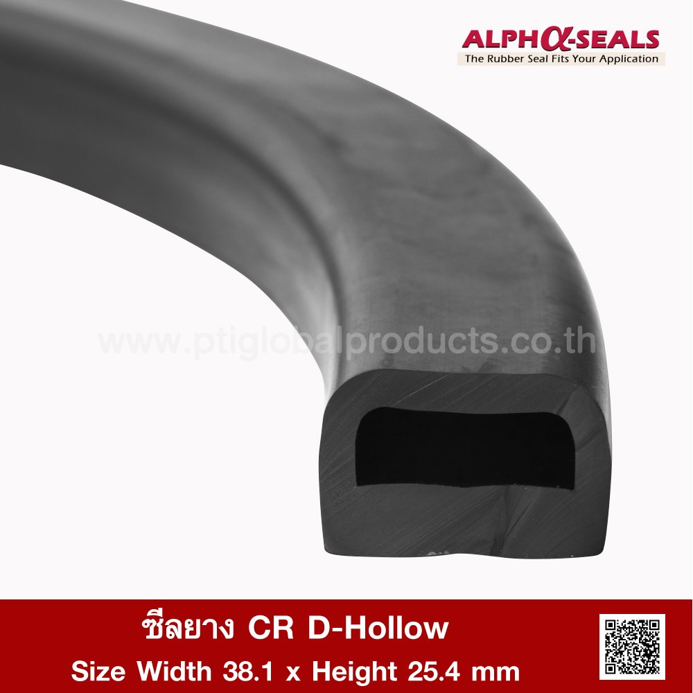 ซีลยาง CR D-Hollow 38.1x25.4mm / Line OA : @PTIGLOBAL - ptiglobalproducts