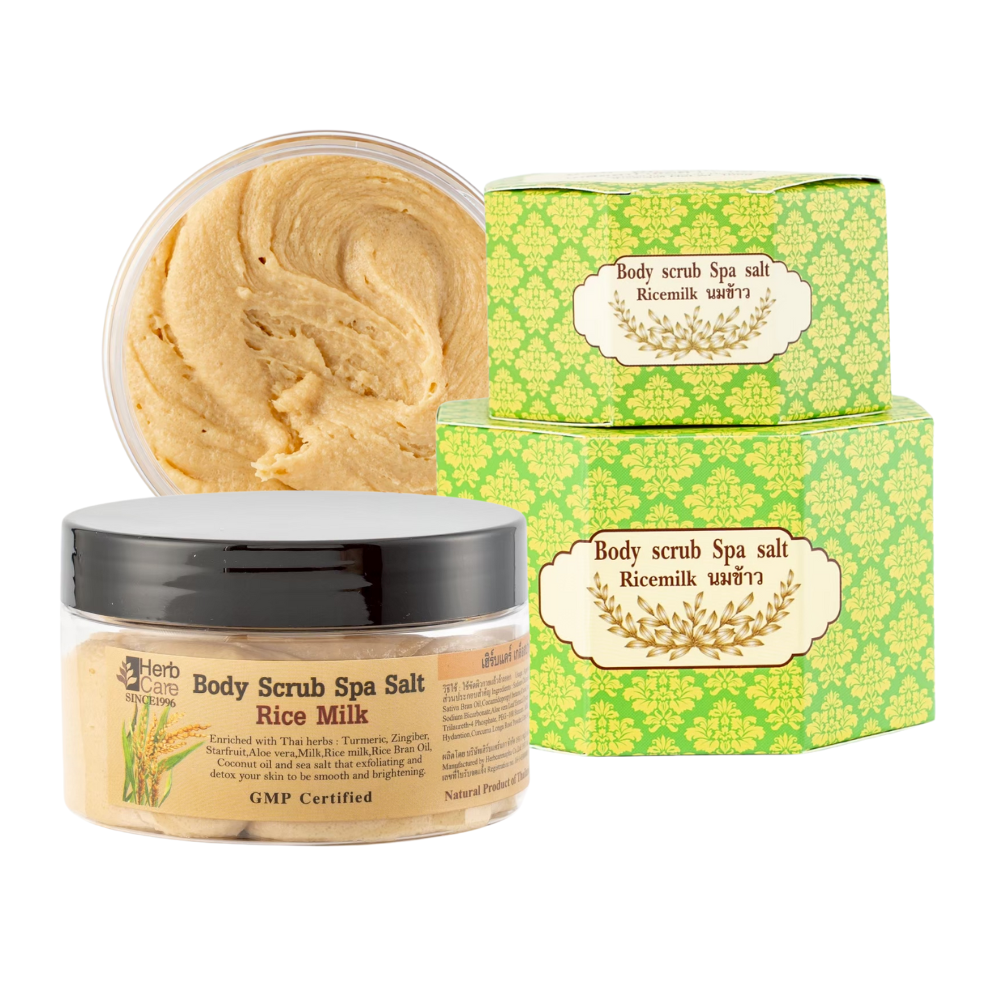 Body scrub spa salt - Herb Care Thailand - herbcarethailand