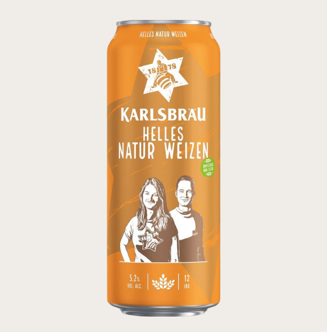 Karlsbräu Helles Natur Weizen 500ml. - songsaengsawang