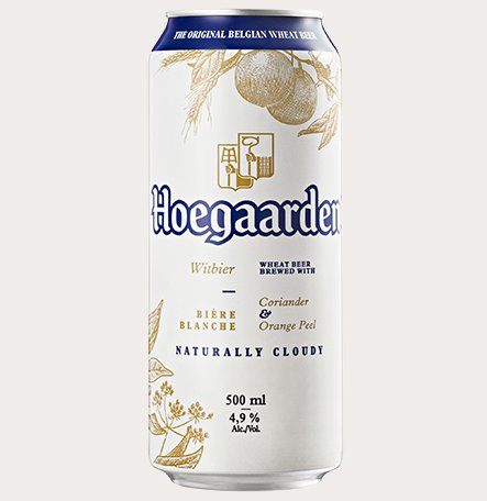Hoegaarden White Can 500ml. - songsaengsawang