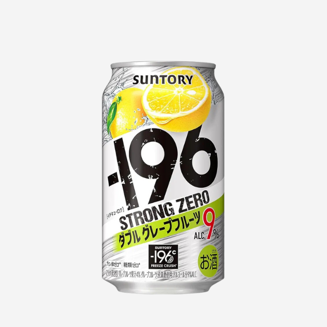 Suntory Strong Zero Grapefruit 330ml | ชูไฮ 9% | ปราศจากน้ำตาล