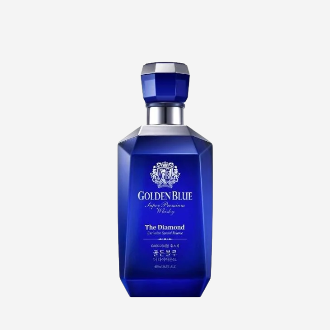 Golden Blue Diamond Whisky 450ml | วิสกี้เกาหลี รสนุ่ม ดื่มง่าย