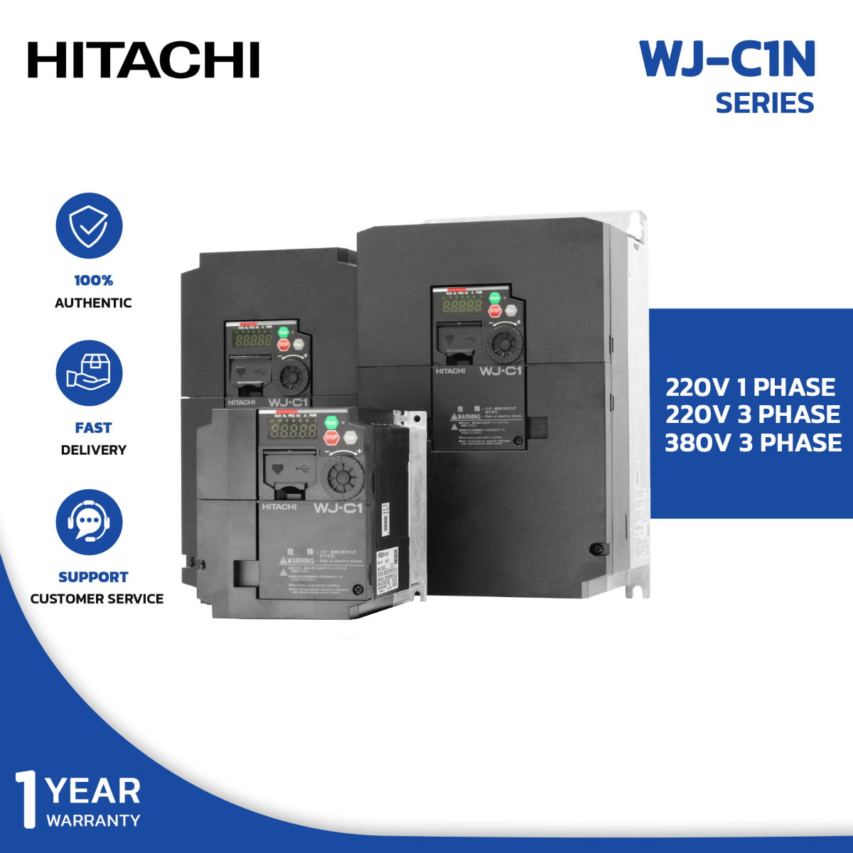 INVERTER HITACHI WJ-C1N Series