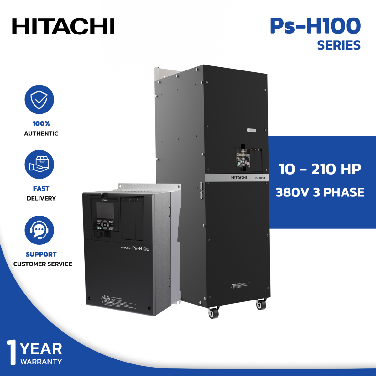 INVERTER HITACHI Ps-H100 Series - csautomationsystem