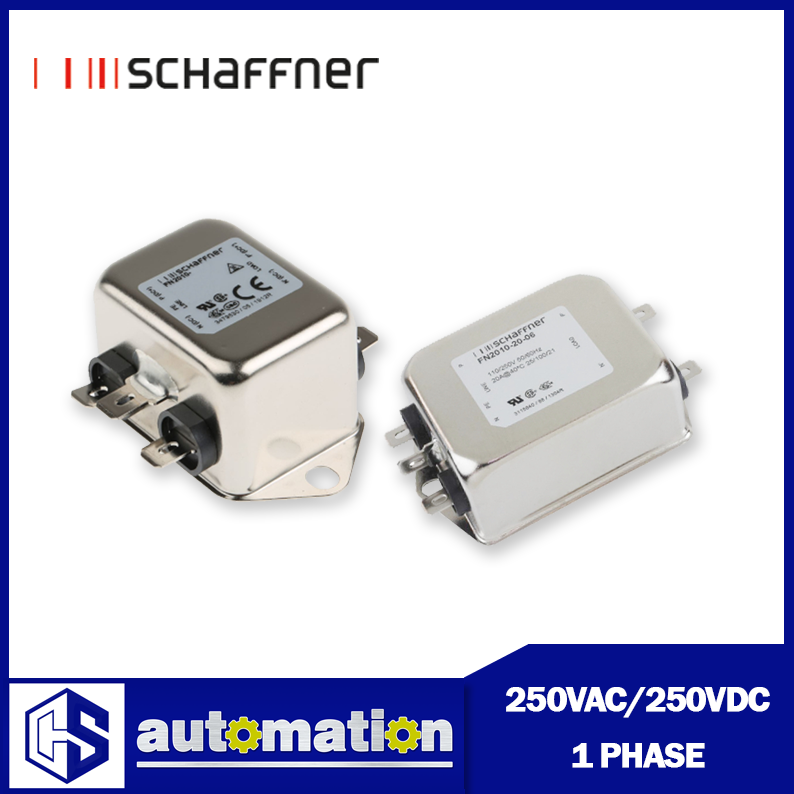 EMI Noise Filter SCHAFFNER 220V 1Phase - csautomationsystem