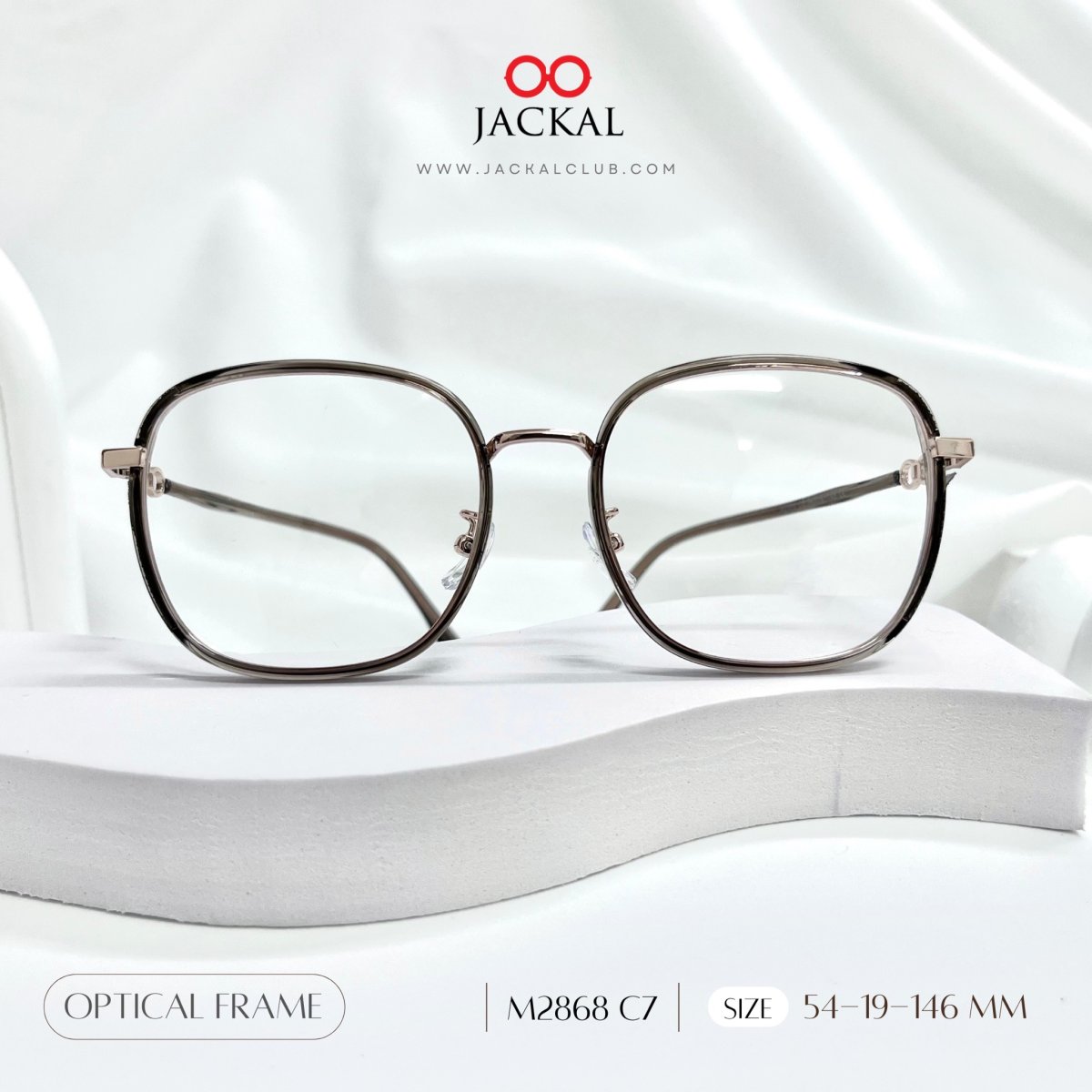 JACKAL แนะนำ กรอบแว่น M2868 C7 - jackalclub