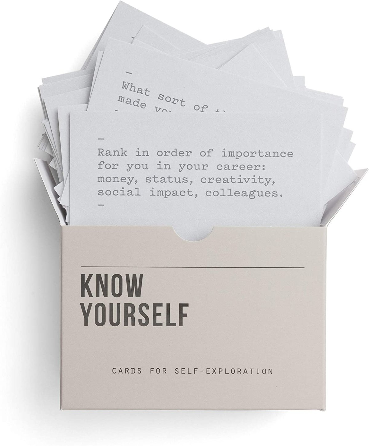 (ENG) Know Yourself Prompt Cards / The School of Life - fathombookspace
