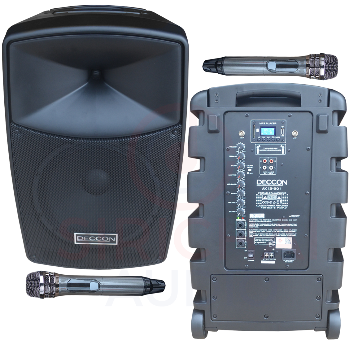 ลำโพงล้อลาก (15นิ้ว) DECCON รุ่น AK15-201 (no.1) - sirichaiaudio