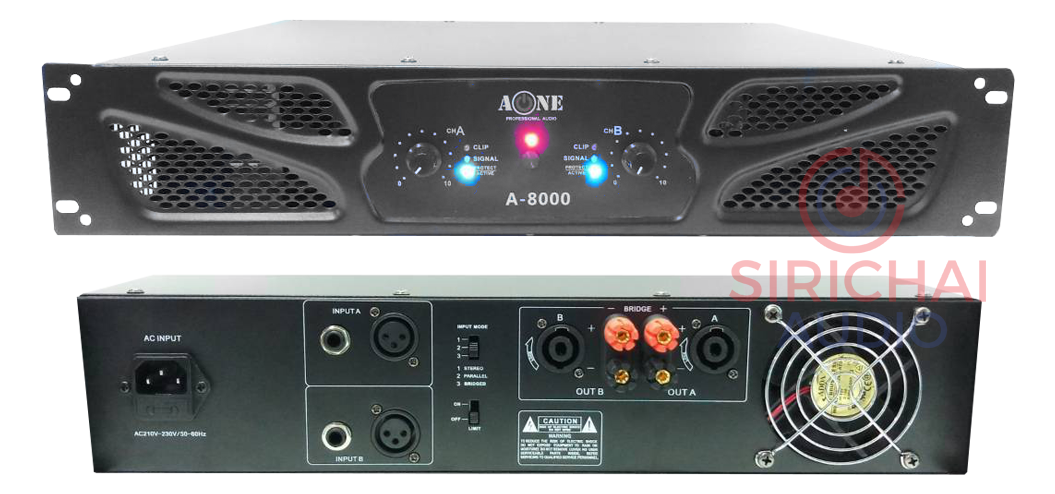 เครื่องขยายเสียง A-ONE รุ่น A-8000