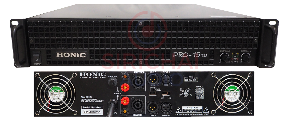 เครื่องขยายเสียง HONIC รุ่น PRO15+