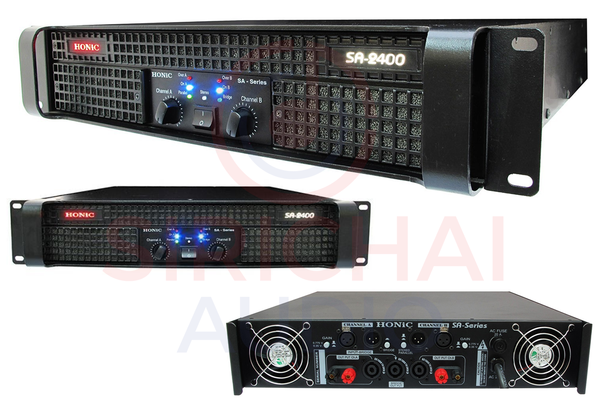 เพาเวอร์แอมป์ HONIC รุ่น SA2400 (Poweramp SA-2400)