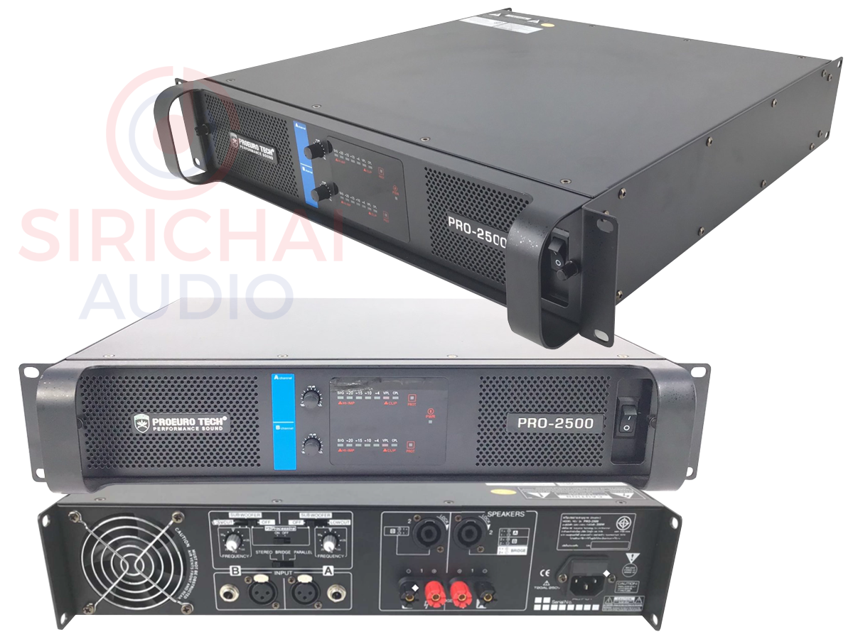 เพาเวอร์แอมป์ PROEUROTECH รุ่น PRO2500