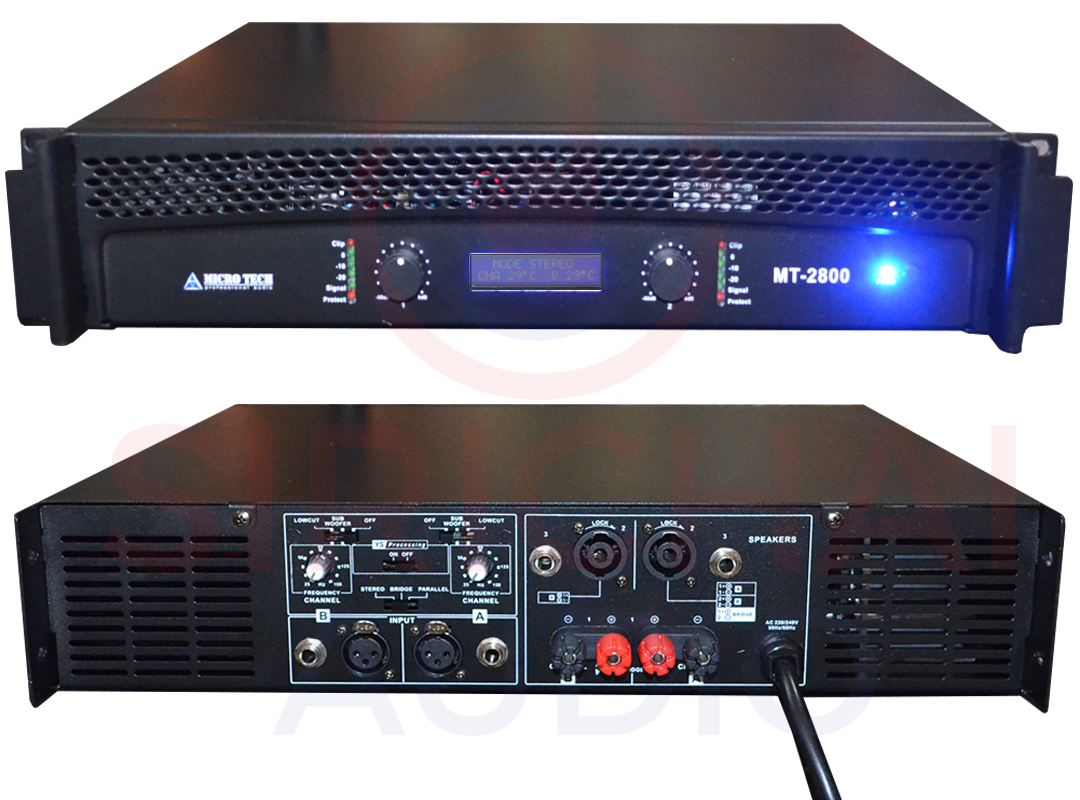 MICROTECH MT2800 POWERAMP