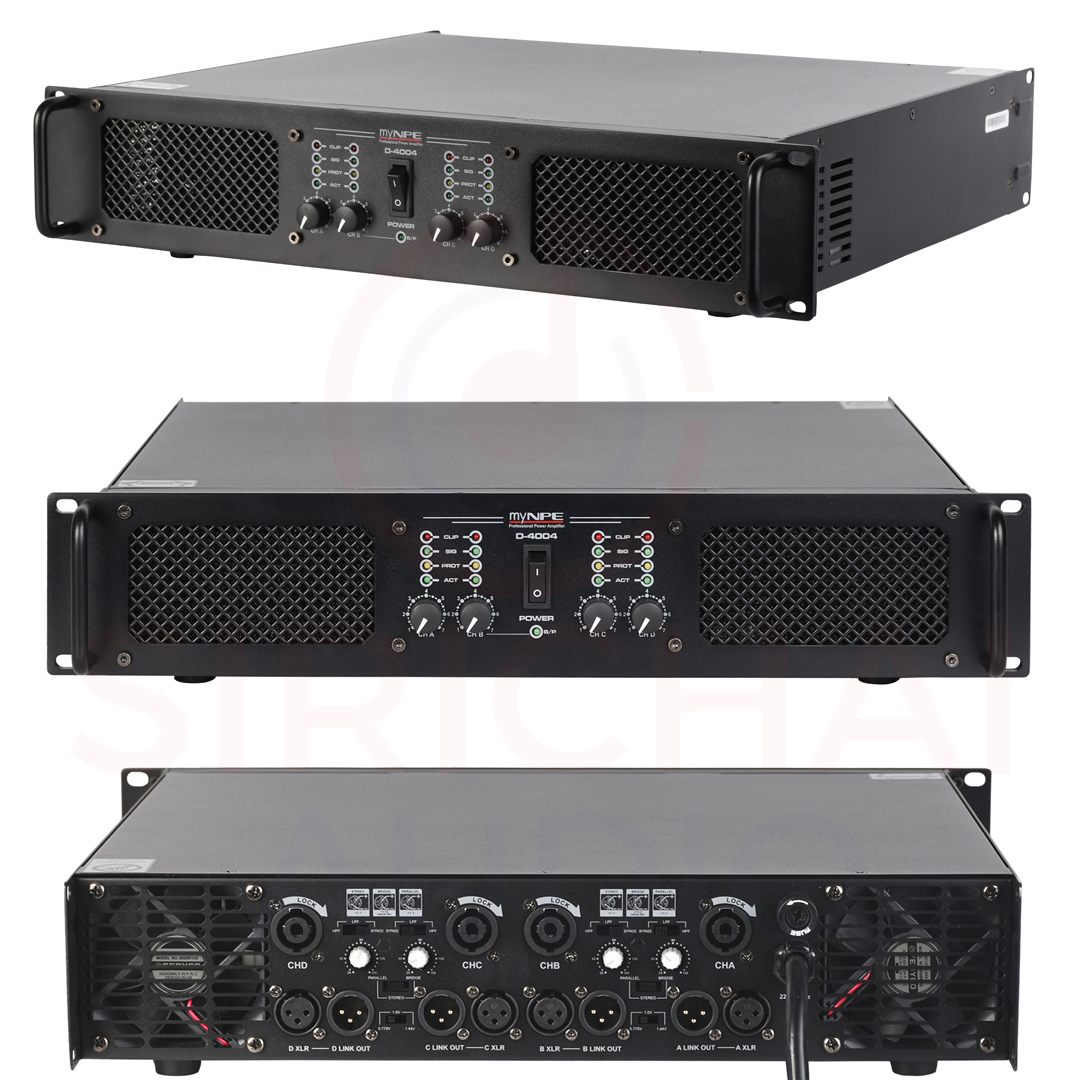 เครื่องขยายเสียง NPE รุ่น D4004 (Power Amplifier D-4004 myNPE ...