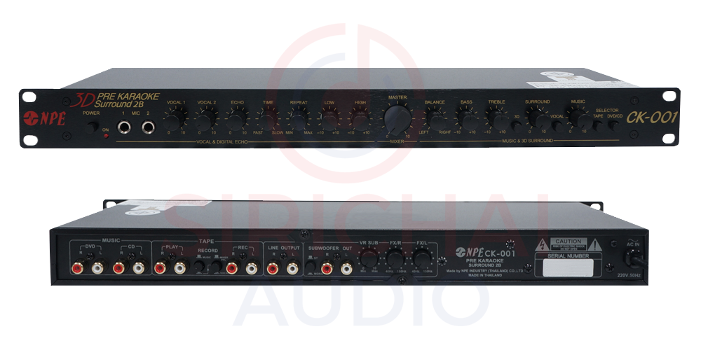 ปรี NPE รุ่น CK-001 (3D) - sirichaiaudio