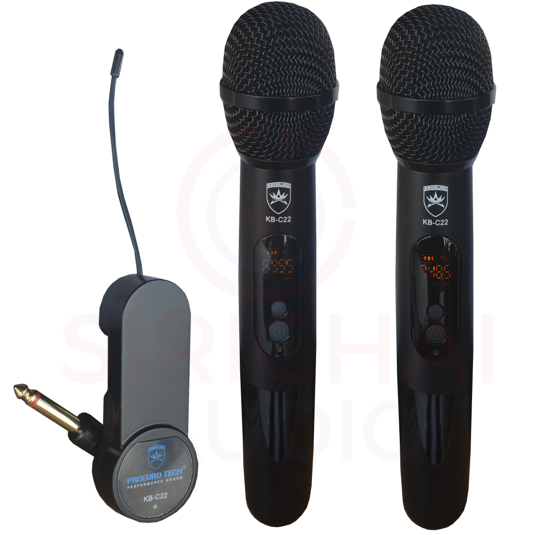 ไมค์ลอยคู่ PROEUROTECH รุ่น KB-C22