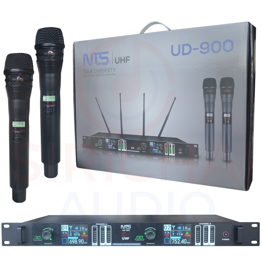 ไมค์ลอยคู่ ดิจิตอล NTS รุ่น UD900