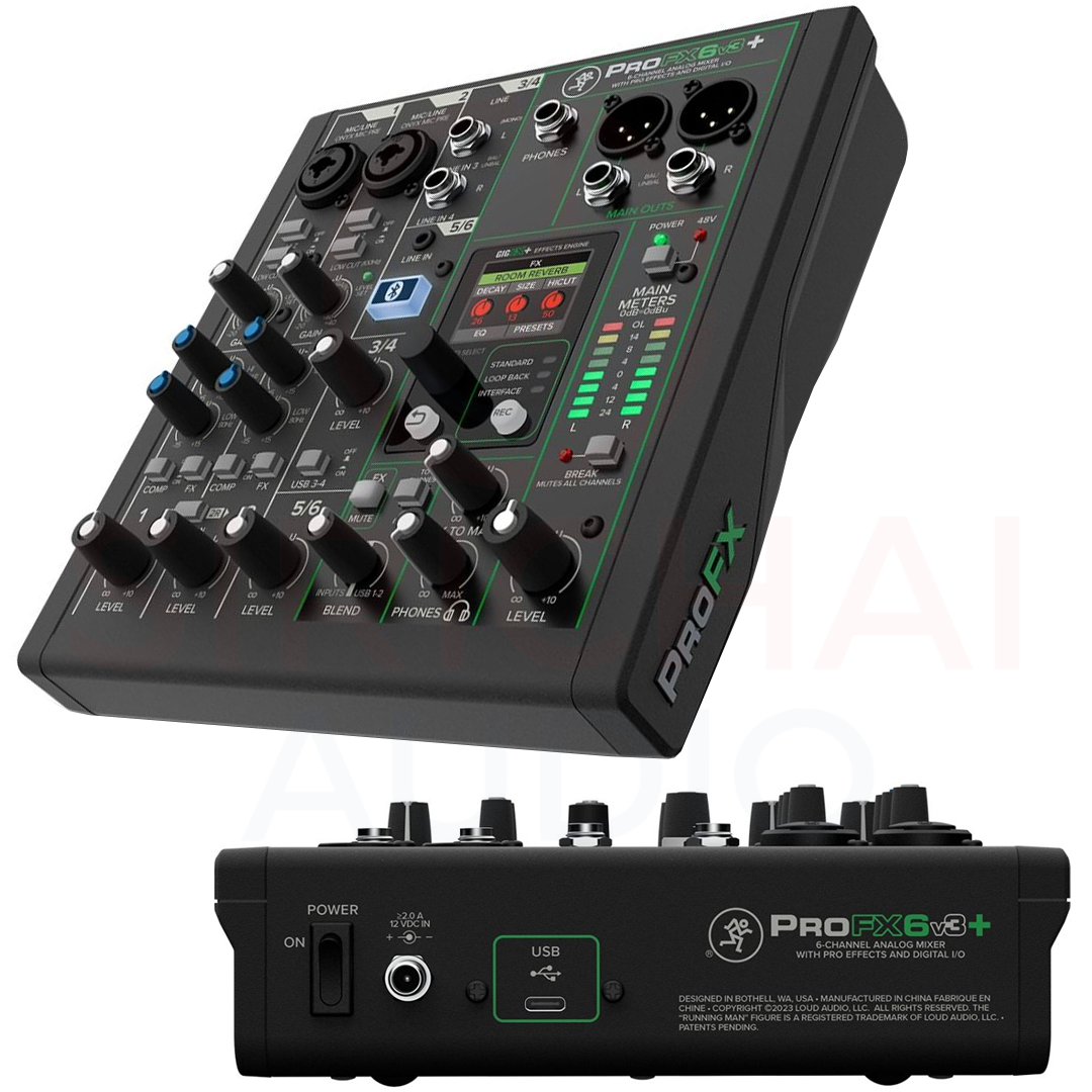 MIXER มิกเซอร์ Mackie ProFX6v3+