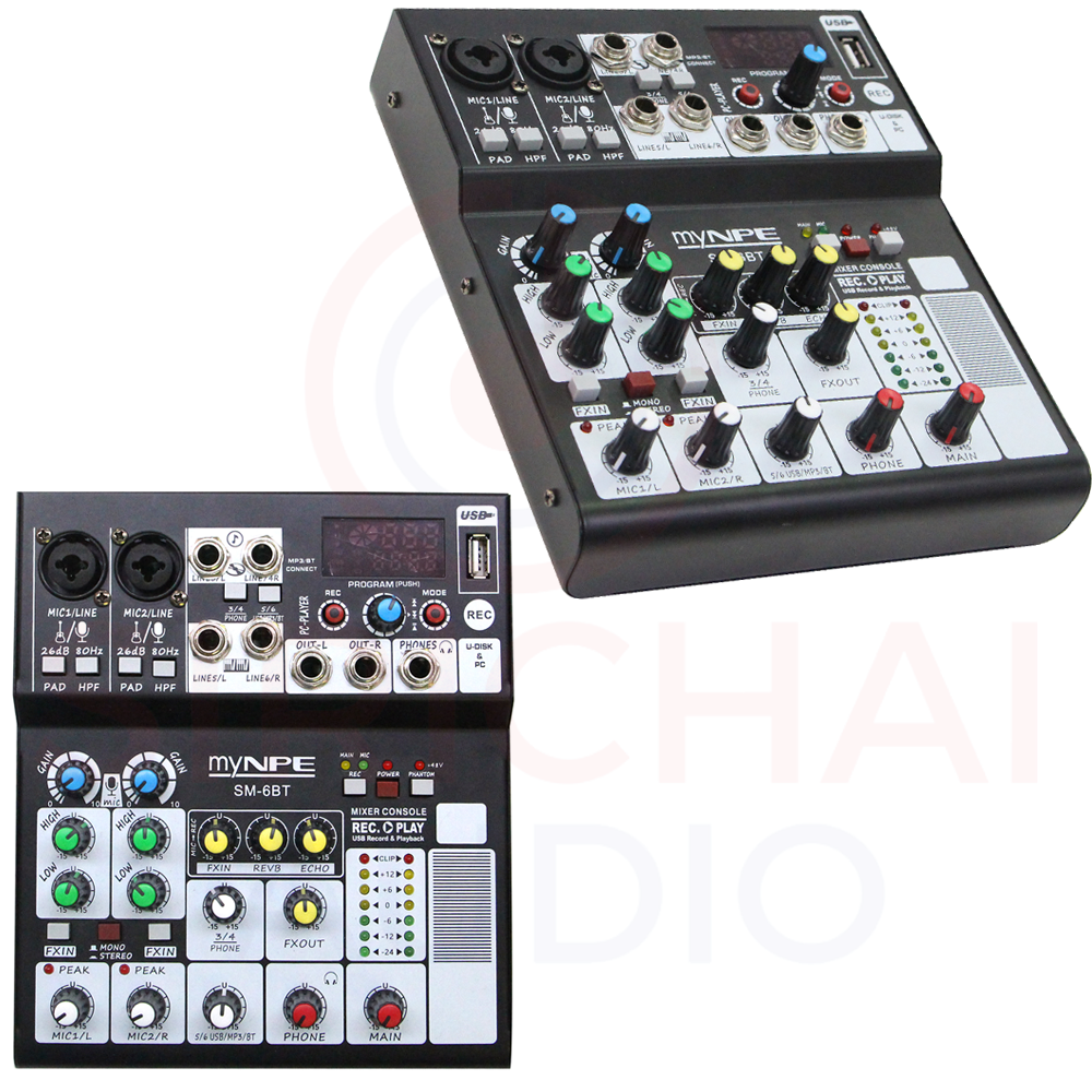 mixer NPE รุ่น SM6BT