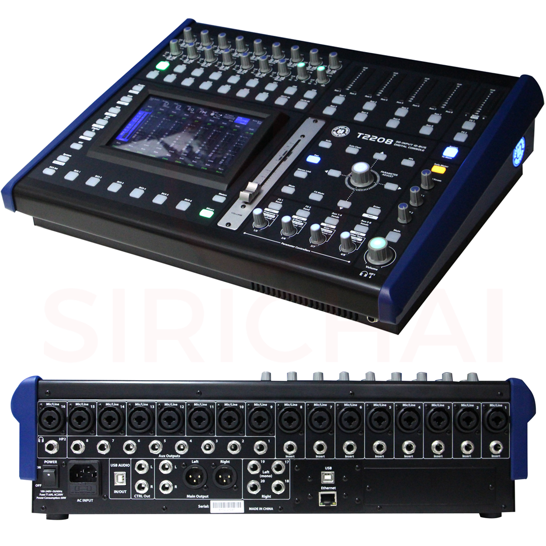 Digital Mixer มิกซ์ดิจิตอล TOPP PRO รุ่น T2208 - sirichaiaudio