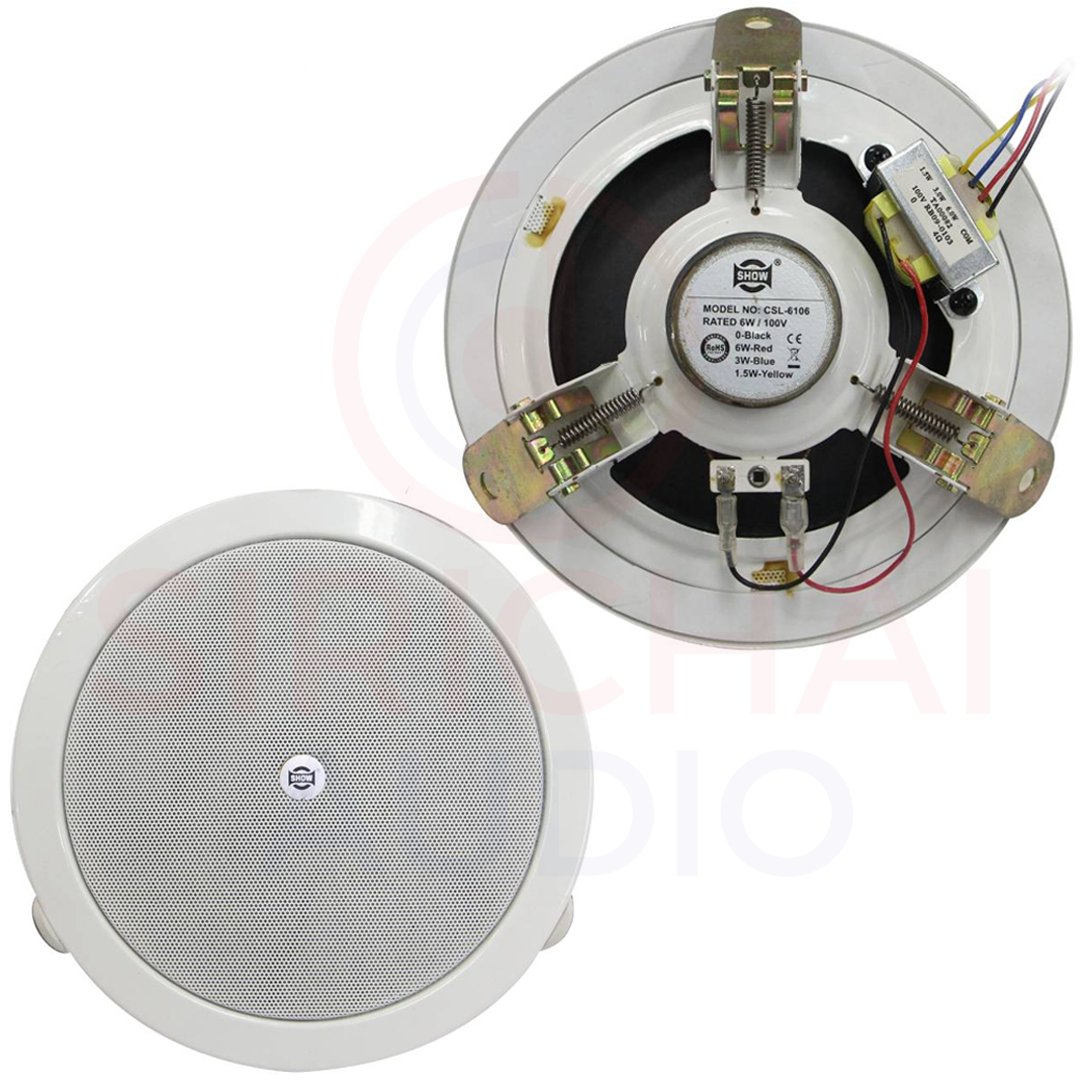 ลำโพงเพดาน6.5นิ้ว SHOW รุ่น CSL-6106